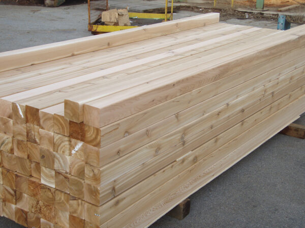 Knotty Cedar Timbers | PowerWood Corp.