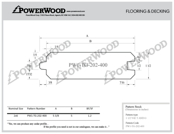 Decking and Flooring Patterns | PowerWood Corp.